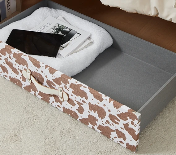 Cow Print Dorm Room Ideas - Texture Brand Trunk on Wheels - Space ...