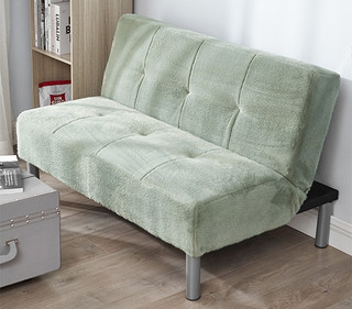 Cool Dorm Furniture - Plush Mini Futon for Small Room - Compact Couch ...