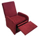 The College Recliner - Crimson