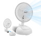 6 Desktop Fan (2-in-1 Desk/Clip Fan) - College Dorm Room Supplies For ...