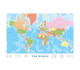 Unique Modern Map Essential of the World College Poster