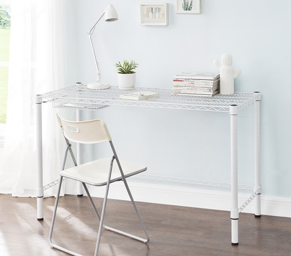 College Dorm Essentials - Space Saving Desk with Storage - Suprima ...