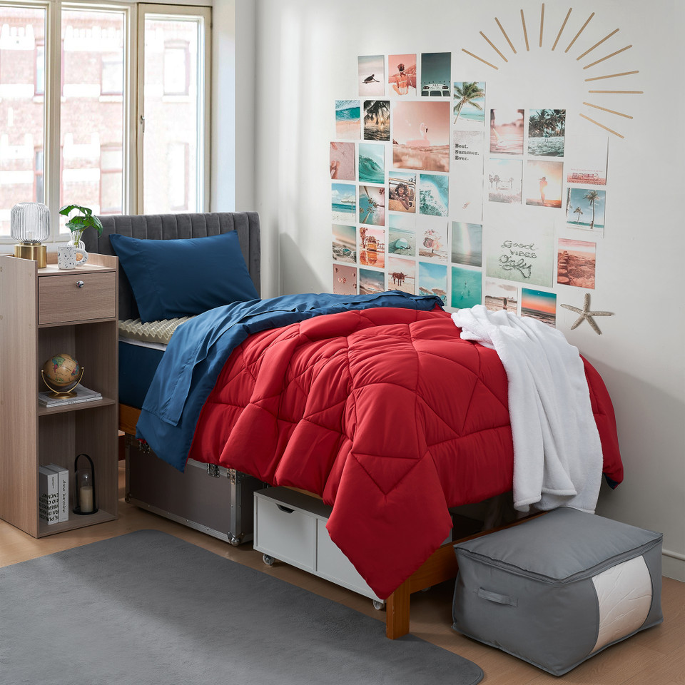 Top 3 Dorm Bedding Necessities Package - The Basics