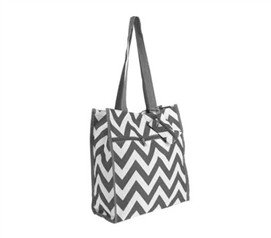 Chevron Tote Compact Carrier - Gray Laptop Bag College Supplies College ...
