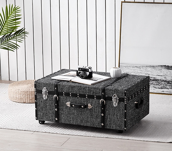 Locking Dorm Trunk Storage Coffee Table for Dorm Space Saving Dorm ...