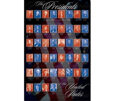 Presidents - United States Of America Poster Decorate Your Dorm Room