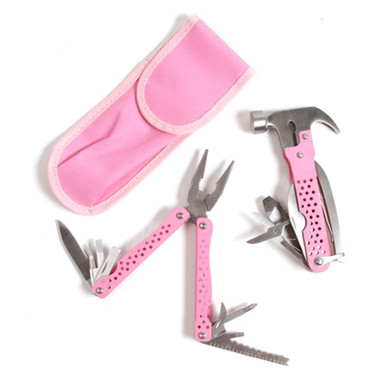 College Girl's Tool Set - Cute Girl's Tool Set for College Dorm Room Use