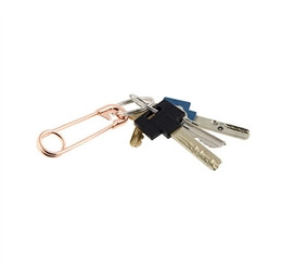 Safety Pin Key Ring