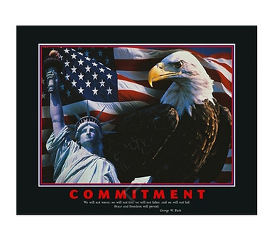 Commitment Poster | Inspirational Wall Posters To Decorate Dorm Room