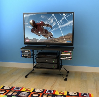 Dorm Room Entertainment Necessity - Soho College TV Stand - Black