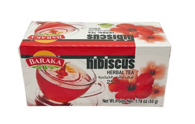 Baraka Hibiscus Herbal Tea - Fattal's
