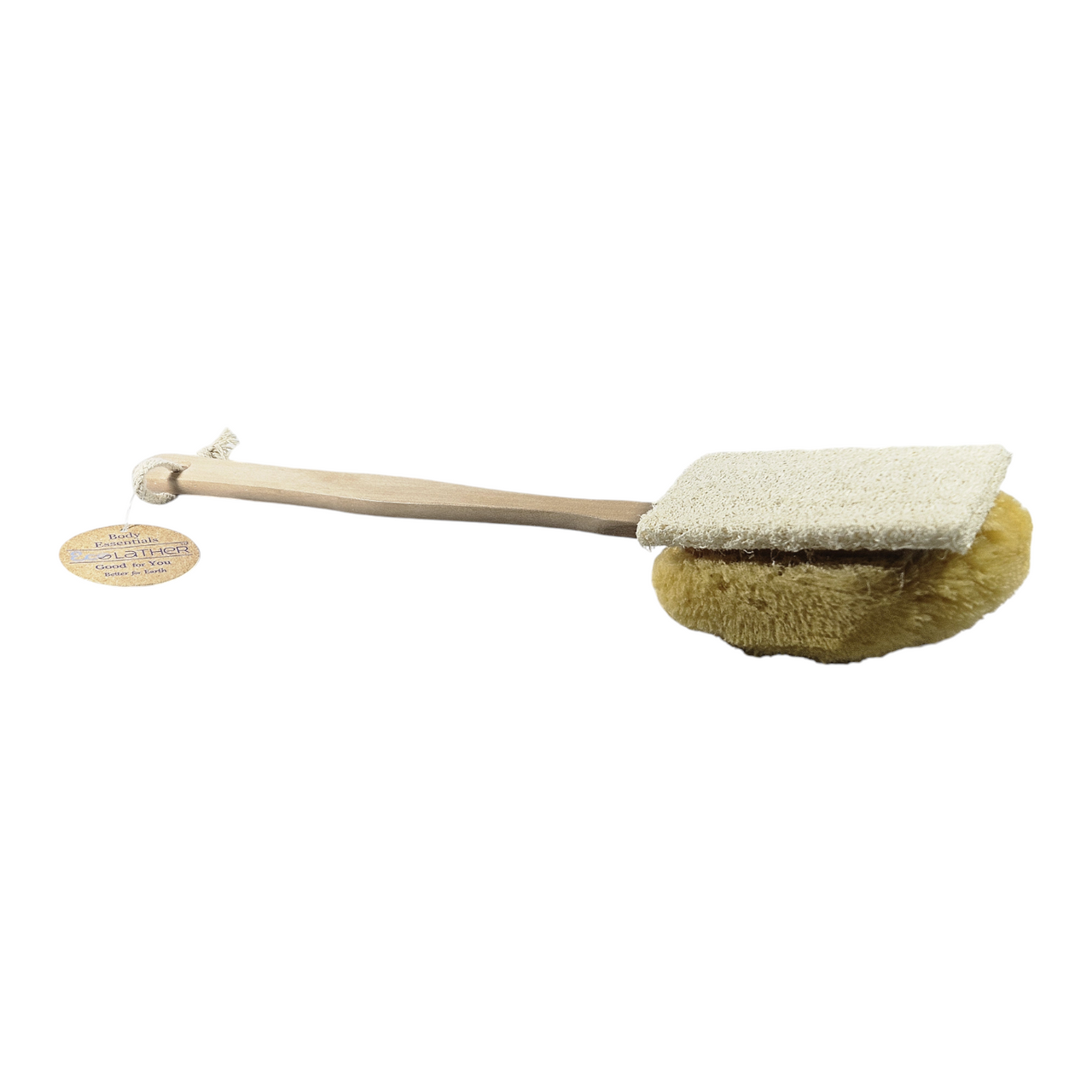 Natural Sponge & Loofah Bath Stick