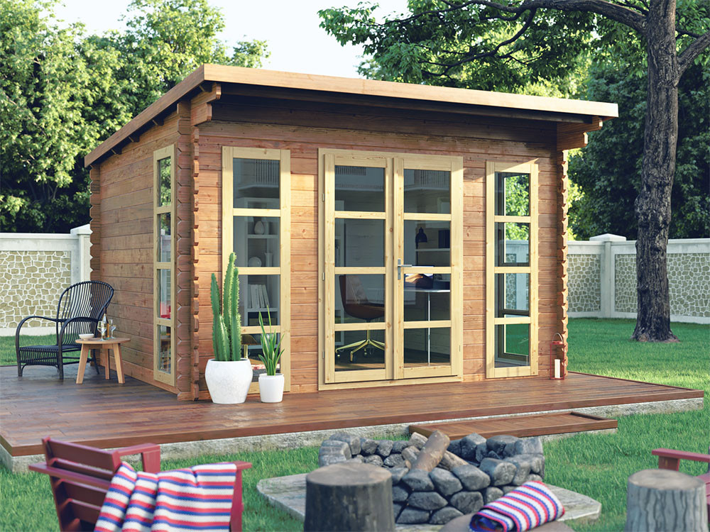 DIY modern garden shed kit California, 13 x 11, 117 sq ft | SolidBuild®️