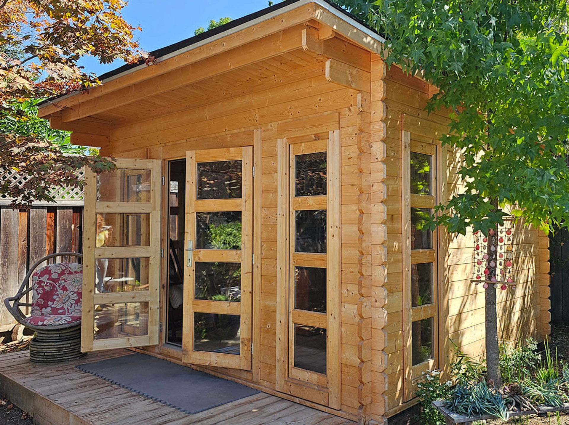 DIY modern garden shed kit California, 13 x 11, 117 sq ft | SolidBuild®️