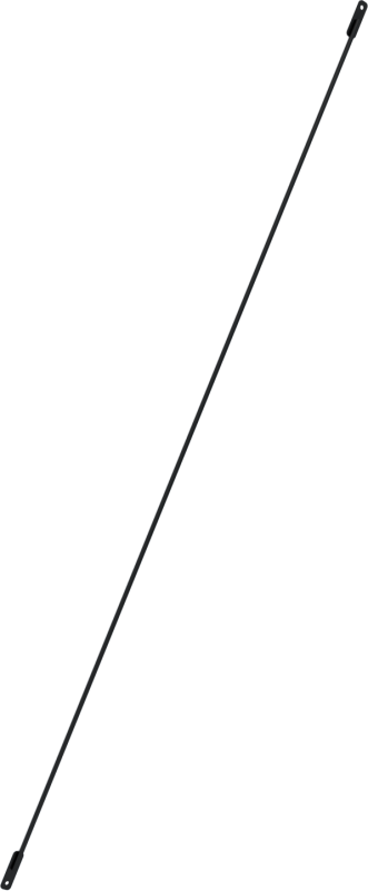 FlexiVogue Brace Rod for 1800mm bay Pair Black - Surestyle Limited