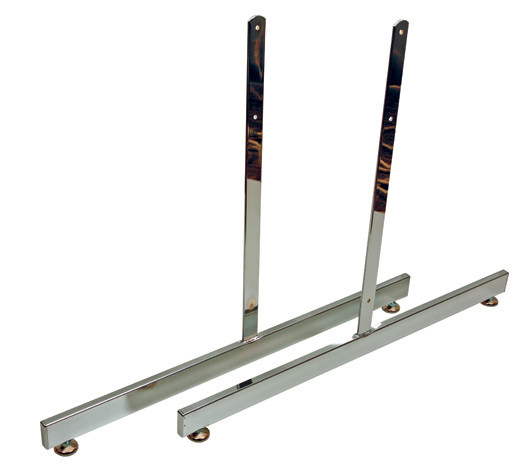 Wire Grid L Single Sided Legs Chrome Pair - Surestyle Limited