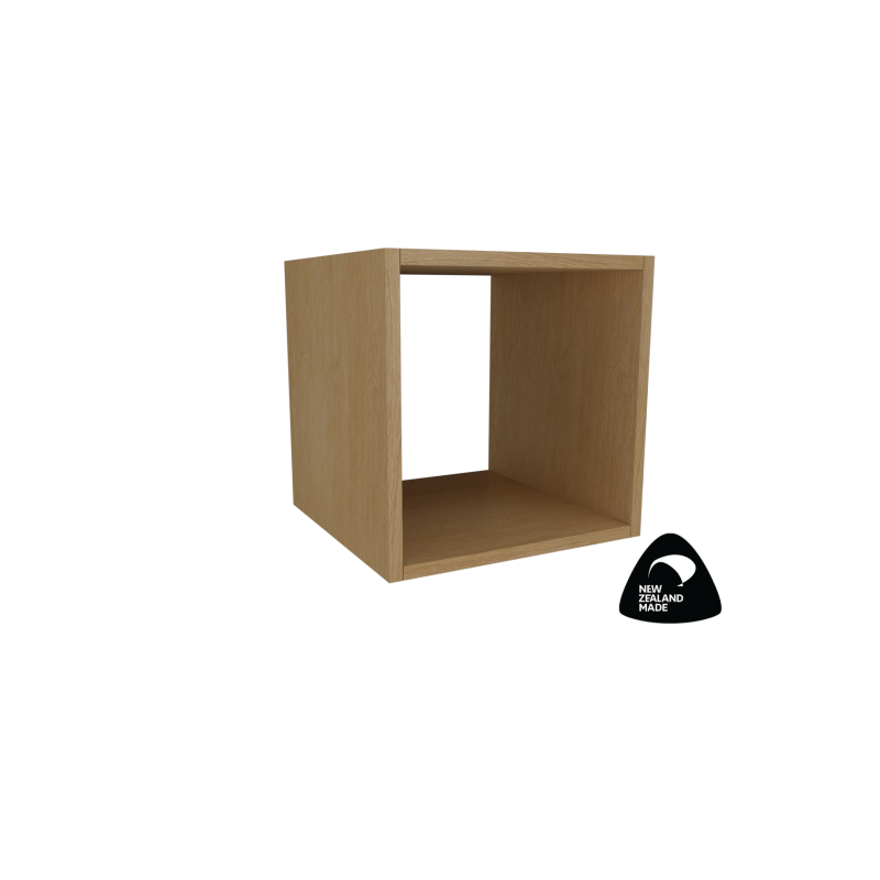 kubos Cube open unit 400w x 400h Premium Oak - Surestyle Limited