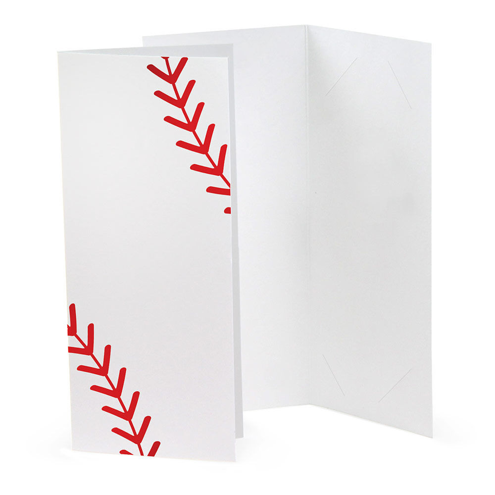 Baseball 2x6 Photo Booth Folder | Studio Style
