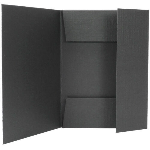 Black Portrait Proof Folders, Print Holders with Logo | Studio Style