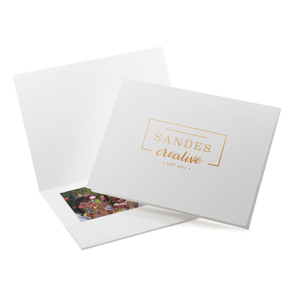 Personalized Pocket Print Folder with Logo | Studio Style