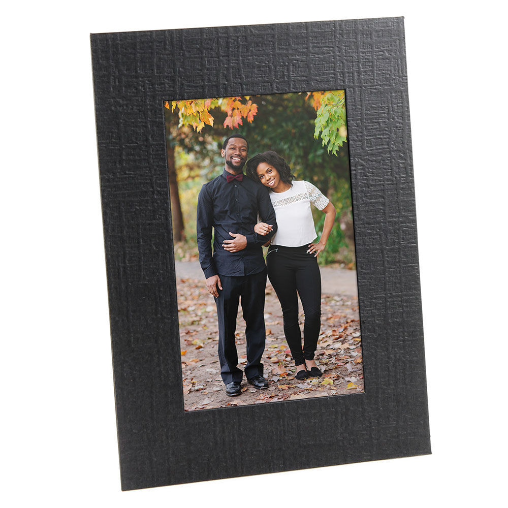 Blank Contemporary Paper Picture Frames, Black | Studio Style