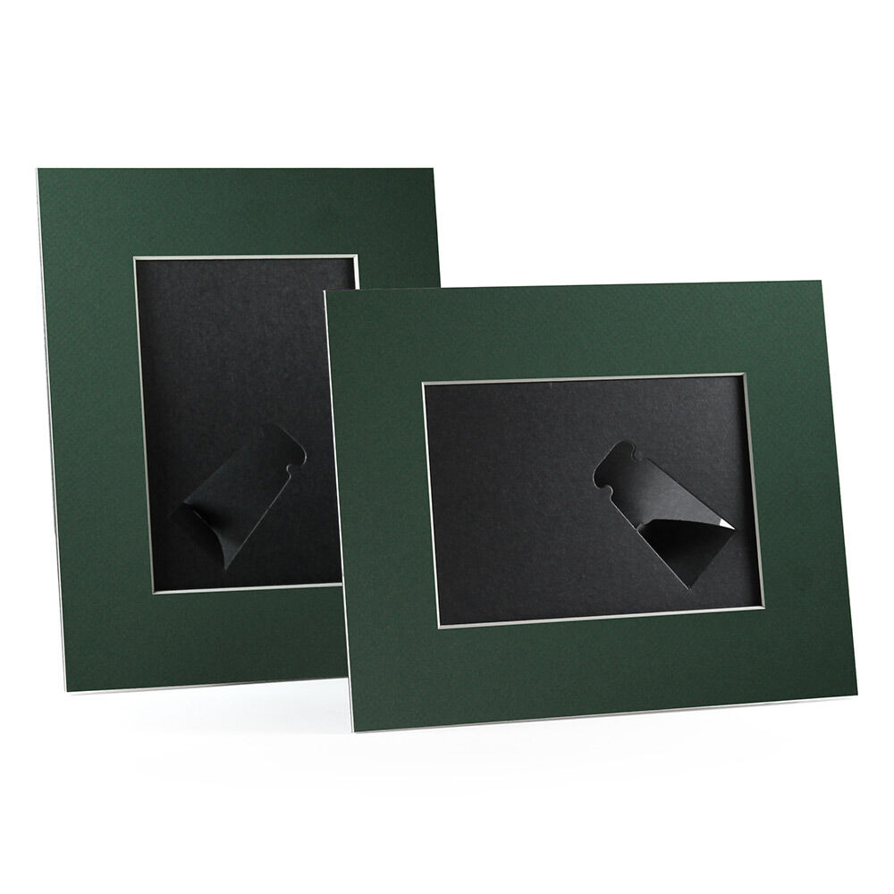 Dark Green Mat Board Picture Frame | Studio Style