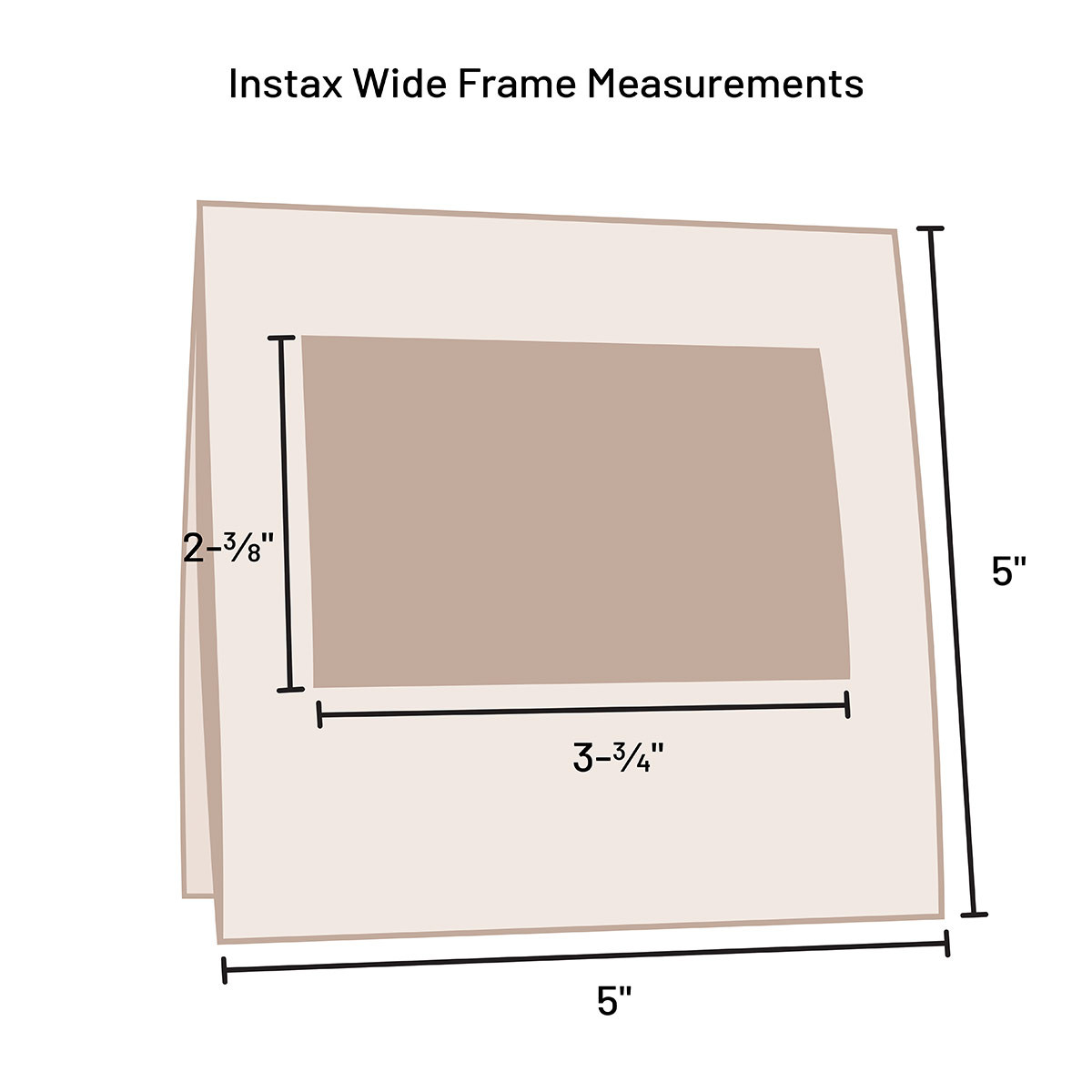 Custom Printed Instax Paper Picture Frame | Studio Style