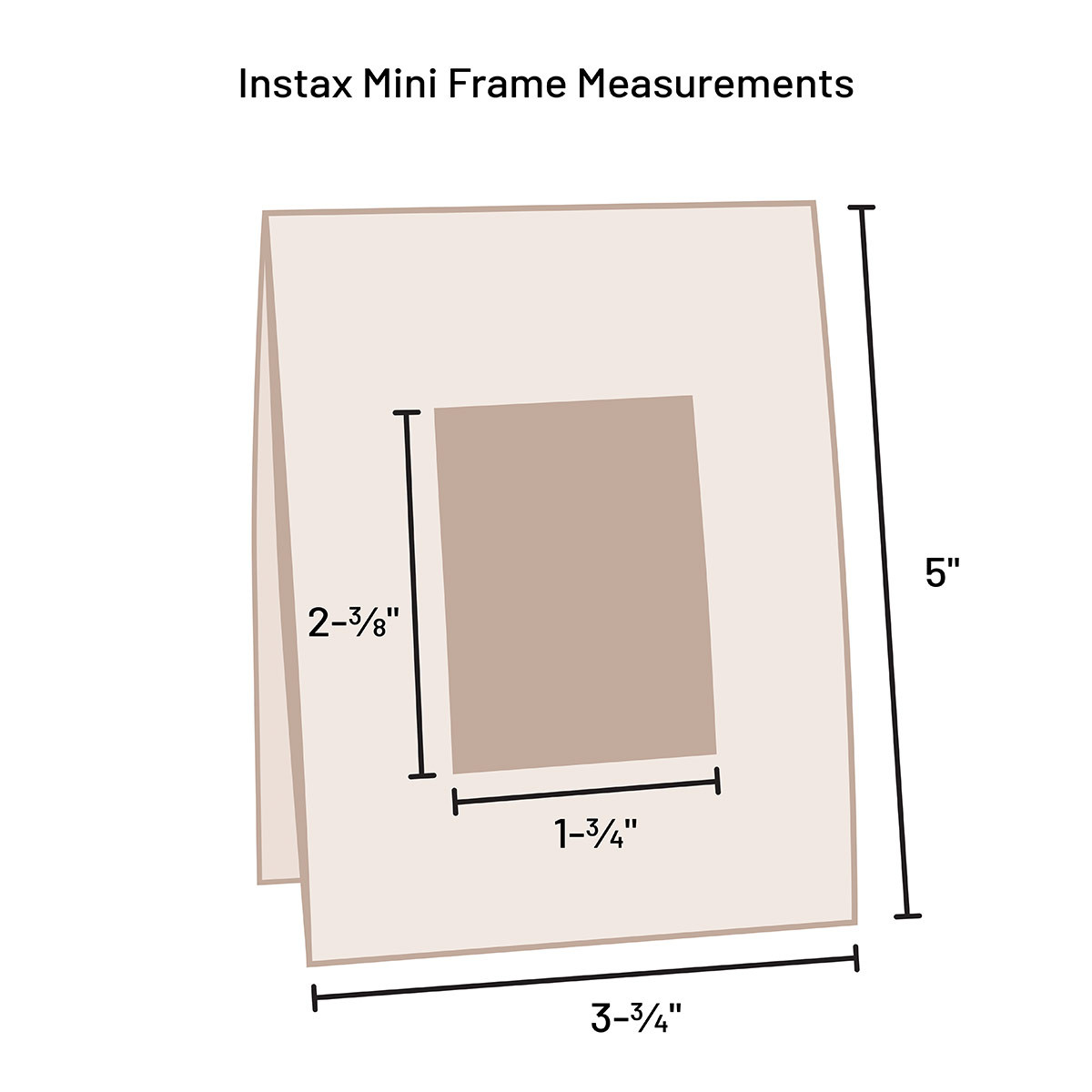 Custom Printed Instax Mini Frames | Studio Style