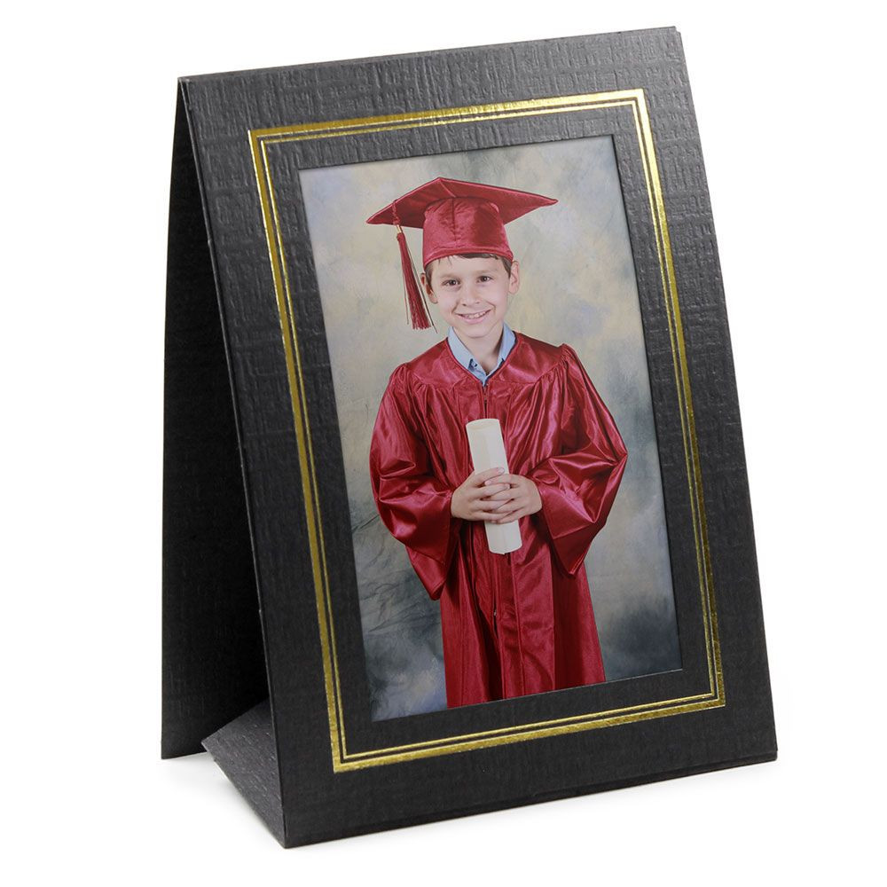 Clearance Vertical Black Paper 5x7 Frames with Logo | Studio Style