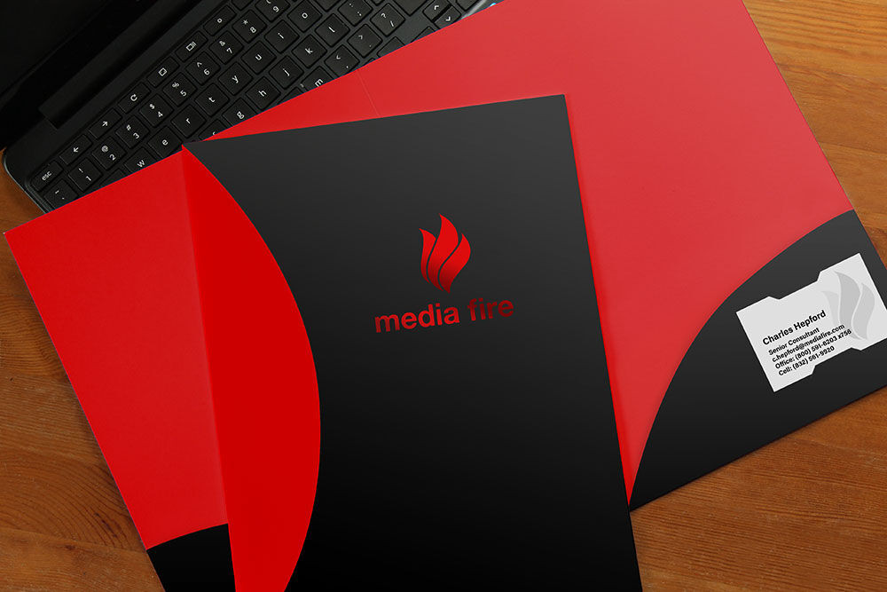 Colorful Pocket Folders With Your Logo | Easy Pocket Folders