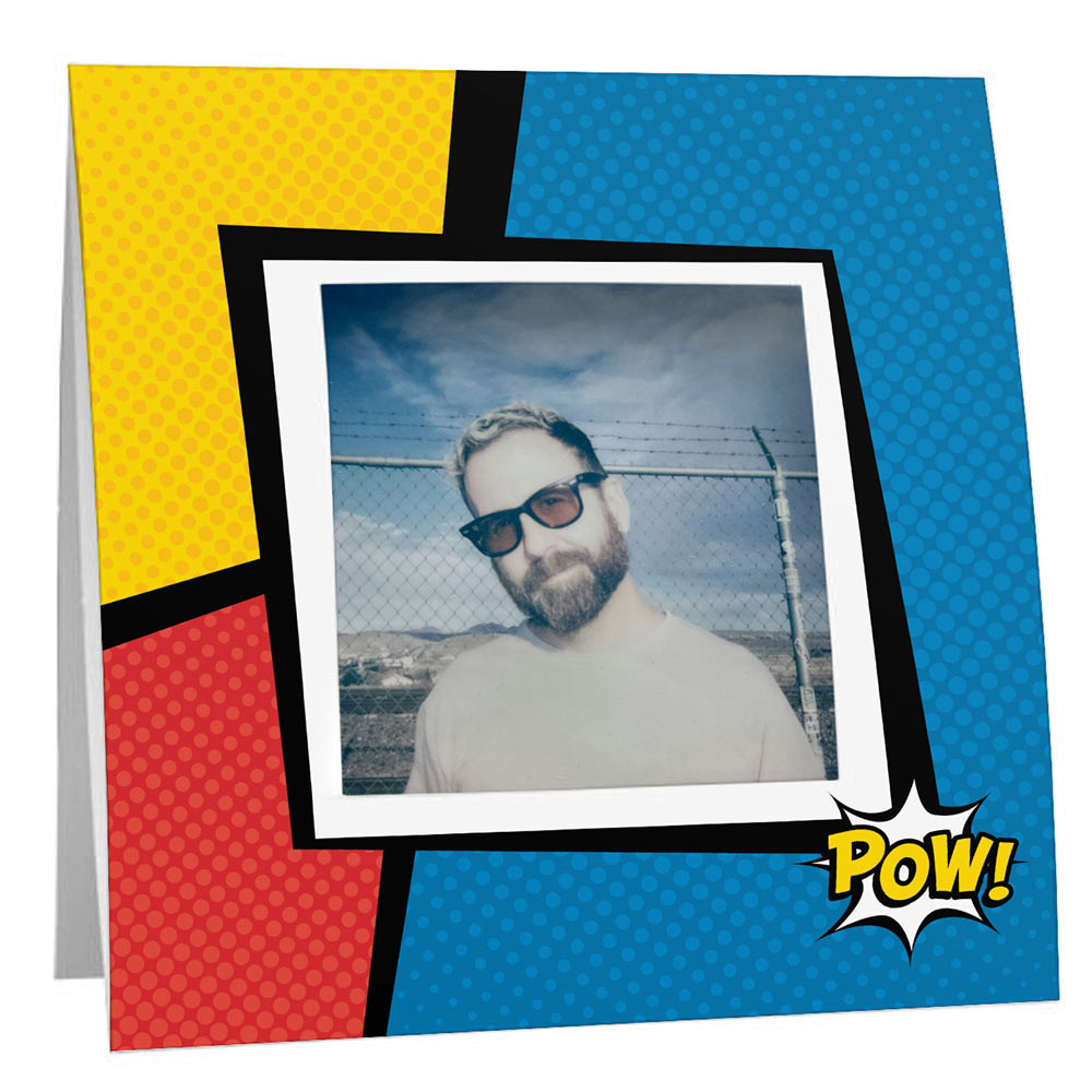 Comic Book Superhero Polaroid Frame | Studio Style
