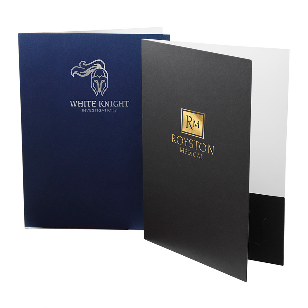 Recycled 9x12 Custom Presentation Folders | Easy Pocket Folders