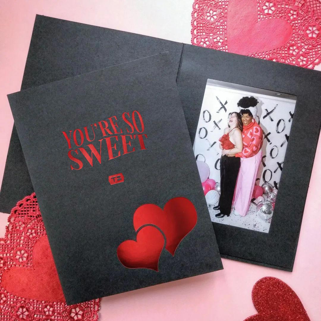 Personalized Valentines Day Photo Folders | Studio Style