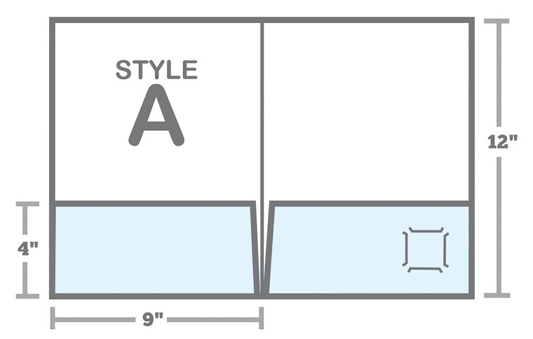 Recycled 9x12 Custom Presentation Folders | Easy Pocket Folders