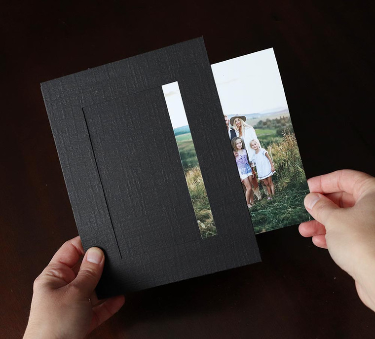 Personalized Black Paper Picture Frames | Studio Style