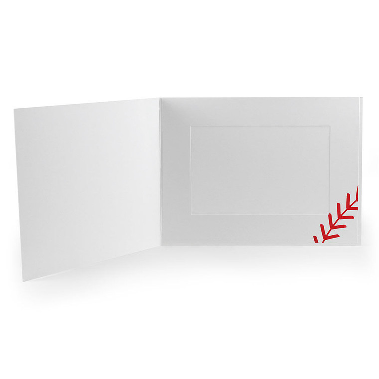 Baseball Photo Folders for 4x6, 5x7 Pictures | Studio Style