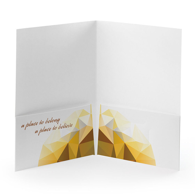 Worship Together 6x9 Church Welcome Folder | Easy Pocket Folders