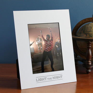 Custom Cream Mat Board Frame with Black Core | Studio Style