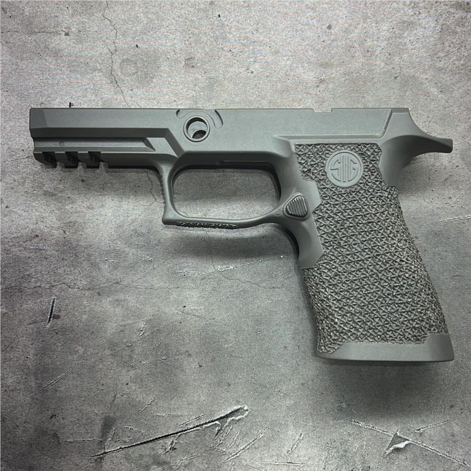 Pre-Stippled Sig P320 Grip Module Ready to Ship by IDG Stippling