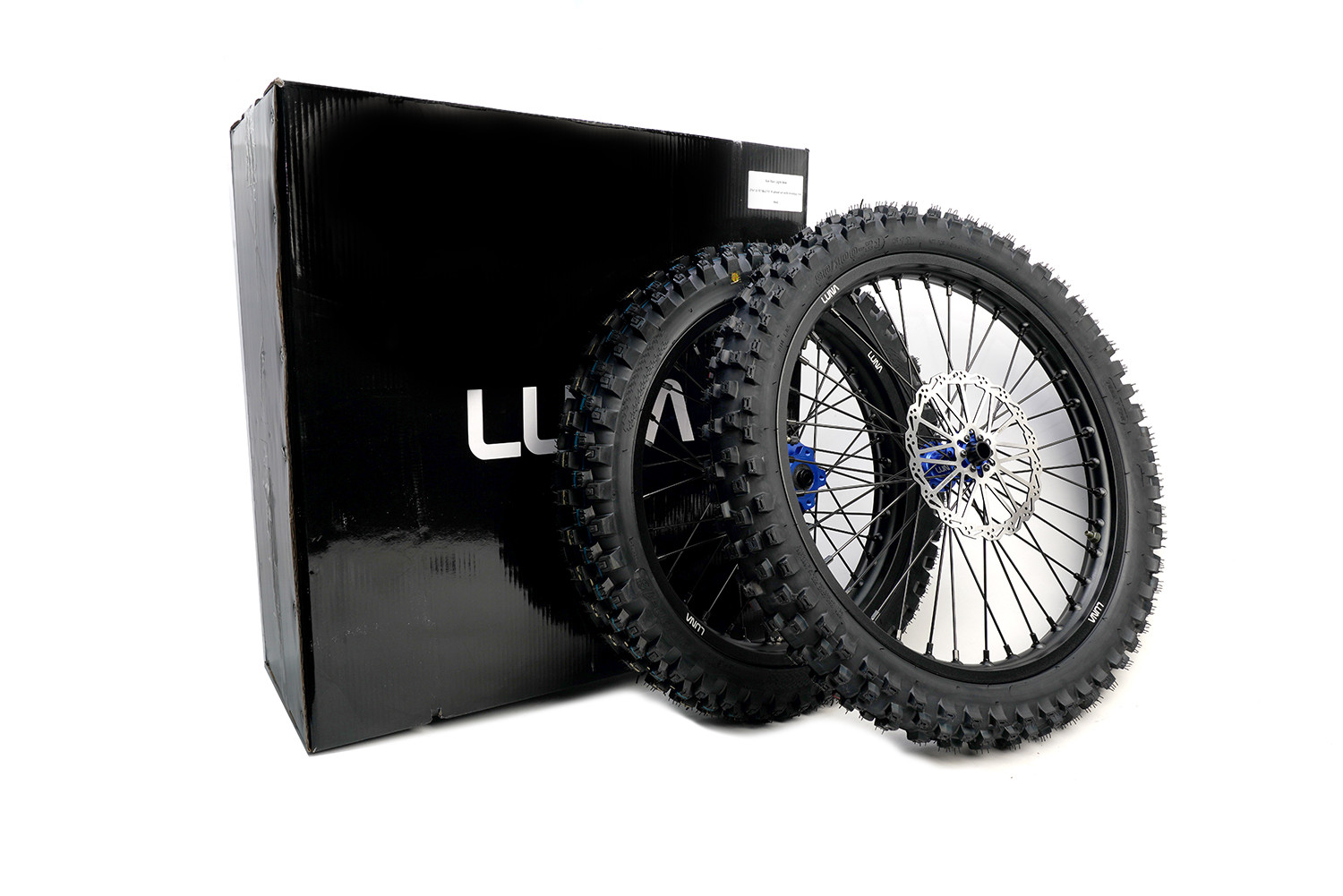 LUNA Deluxe 21 X 18" Complete Wheel Set Upgrade for Surron