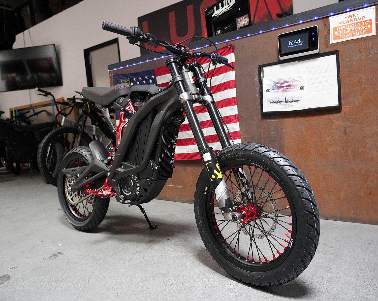 LUNA Deluxe 21 X 18" Complete Wheel Set Upgrade for Surron