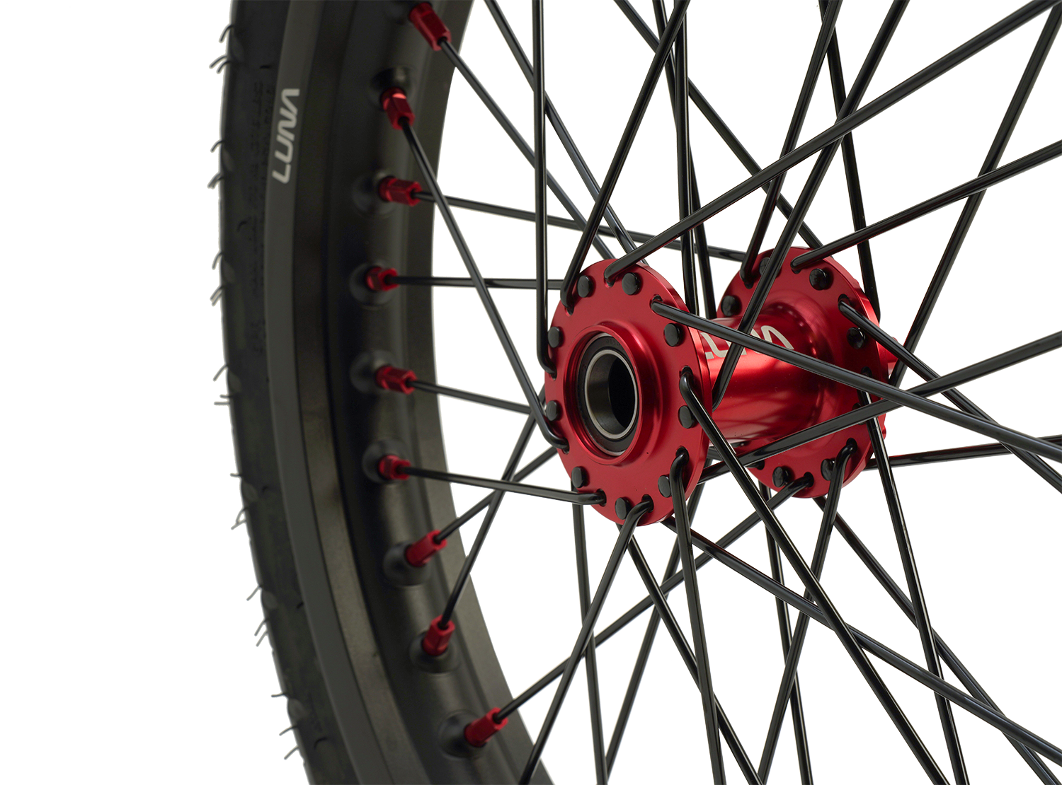 LUNA Deluxe 21 X 18" Complete Wheel Set Upgrade for Surron