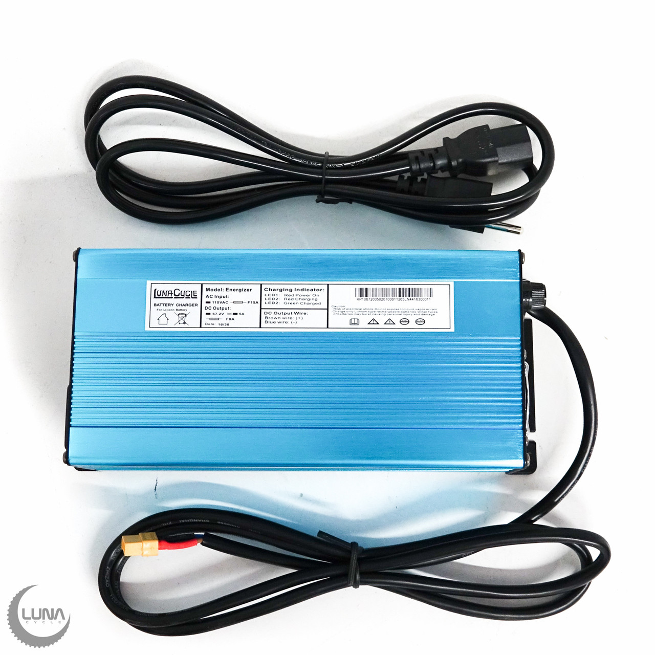 Luna Charger 60V 450W 5 amp Ebike Charger - Luna Cycle