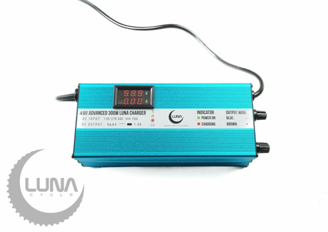 Luna Charger 48V Advanced 300W Ebike Charger - Luna Cycle