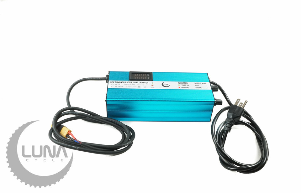 Luna Charger 52V Advanced 300W Ebike Charger - Luna Cycle