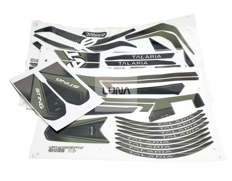 Talaria MX4 Sticker Kit - Luna Cycle