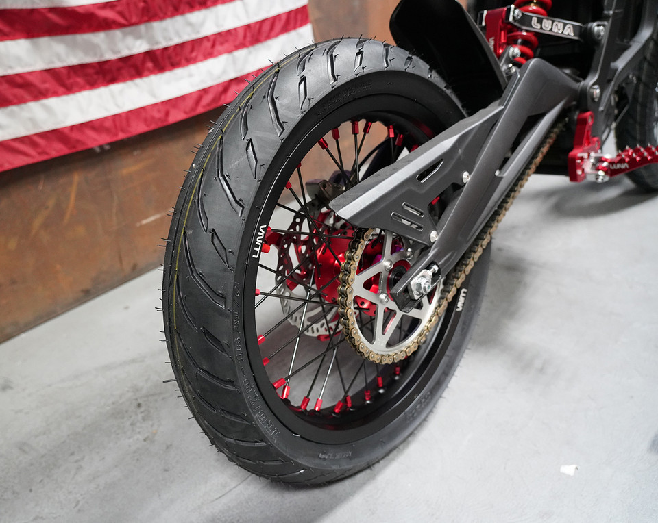 LUNA Deluxe 21 X 18" Complete Wheel Set Upgrade for Surron