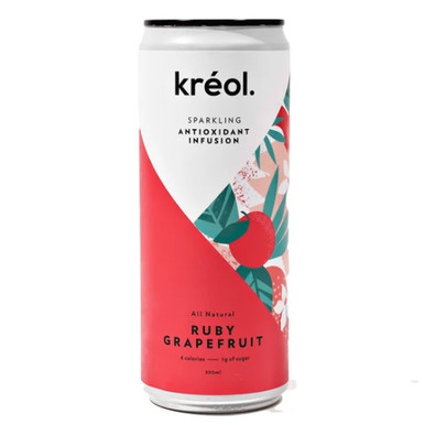 Kreol Ruby Grapefruit 330ml - Rawsters