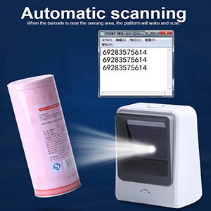 Tabletop 2D barcode Omnidirectional Laser Scanner