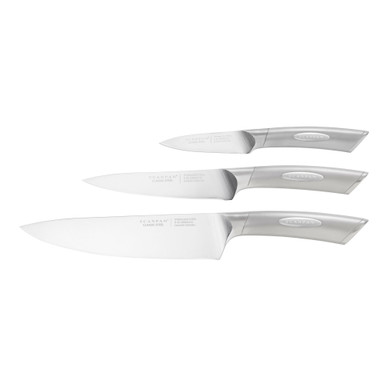 Classic Steel 3 Piece Chef Set